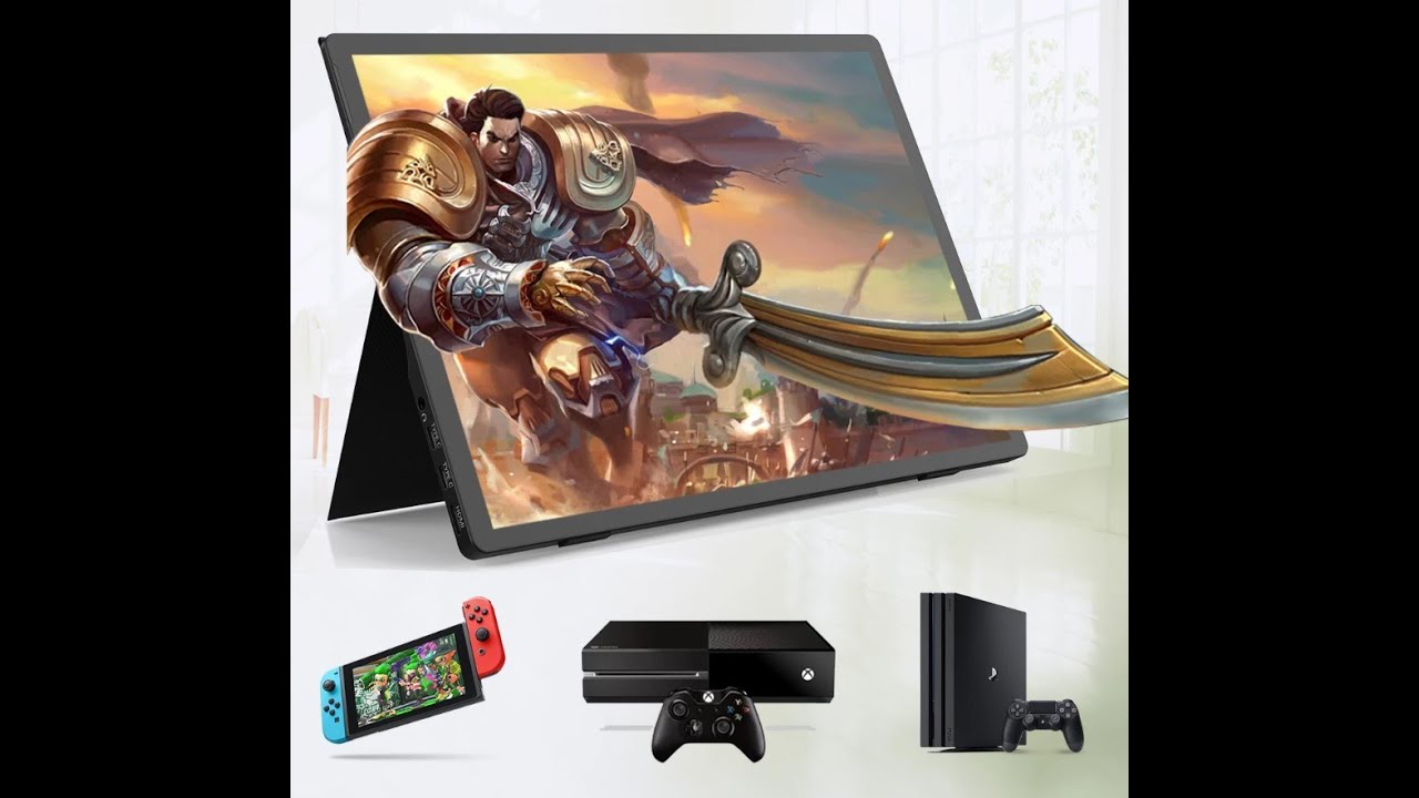 ZEUSLAP Portable Monitor Ultrathin 15.6inch touch/non touch 1080P FHD ...