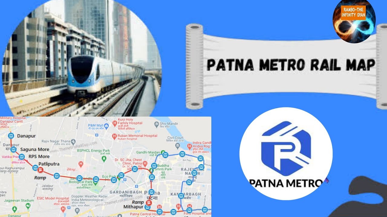 🚇| PATNA METRO FULL ROUTE MAP WITH VIDEO ANIMATION | EASY TO UNDERSTAND ...