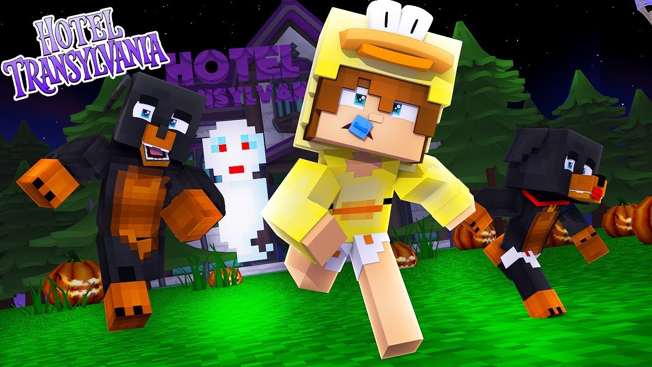 MINECRAFT || CASPER.EXE HAUNTS THE HOTEL TRANSYLVANIA - YouTube