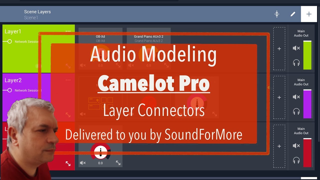 Audio Modeling Camelot Pro iPad for Live Performance - Tutorial Part 6: Layers Connectors - YouTube