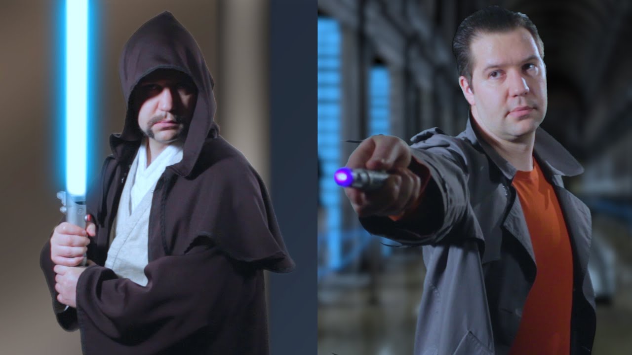 The Doctor Meets a Jedi (Doctor Who & Star Wars Fan Film Parody) - YouTube