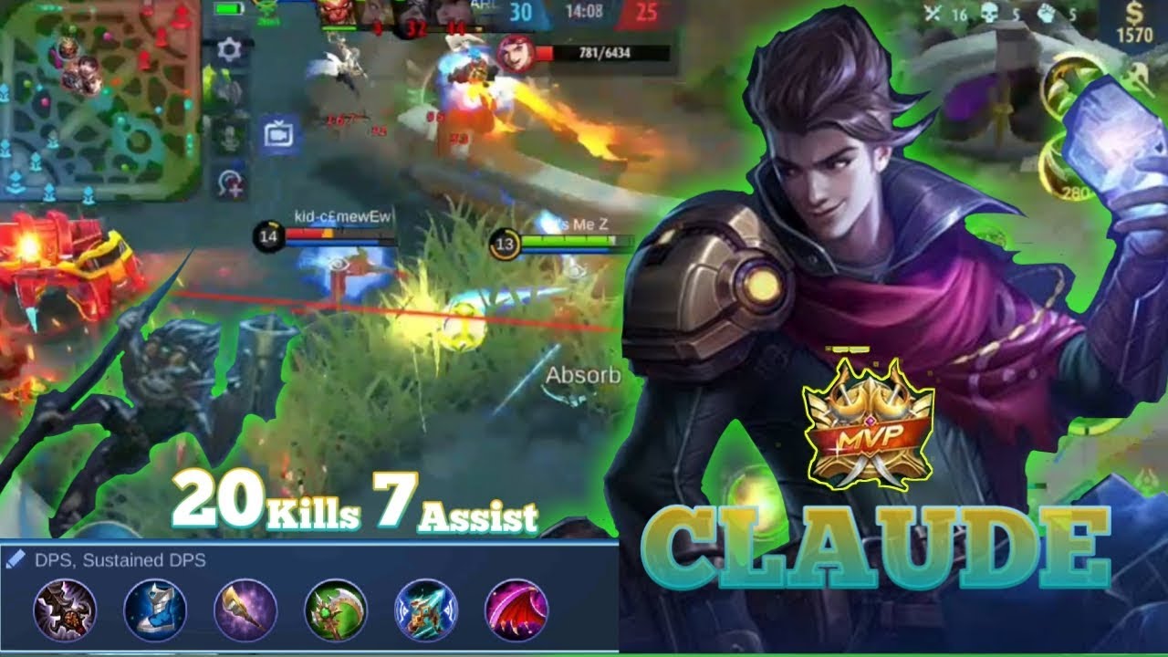 PERFECT!! Gameplay Claude Ultimate - Mobile Legends Bang Bang - YouTube