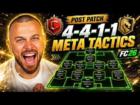 Rank 1 FINAL 4-4-1-1 Tactics! The Ultimate ENDGAME Setup 🚨 FC 26