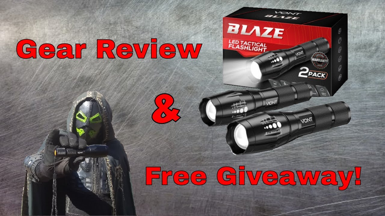 Testing a Vont Blaze LED Flashlight/ GAW - YouTube