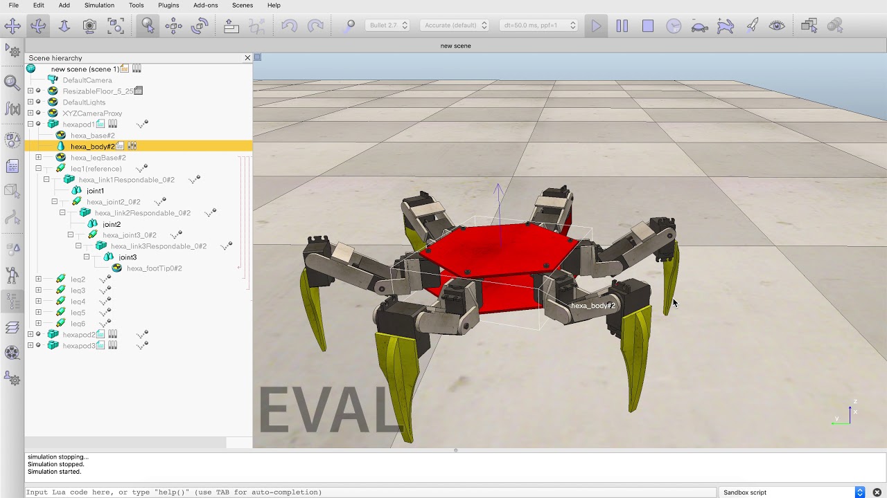 Walking Gaits Simulation Experiment with Dr. Kristofer Pister(Berkeley ...