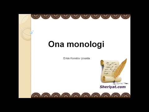 Ona monologi Erkin Komilov ijrosida ! Она монологи Эркин Комилов ижросида