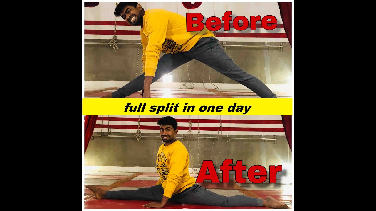 Full Split in 1 Day | How To Get Full Split in One Day - YouTube