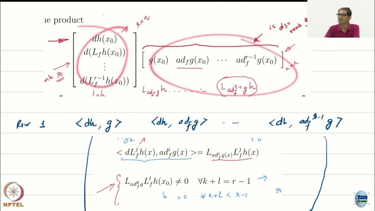 Week 9 : Lecture 51 : Feedback Linearization: Part 3 - YouTube