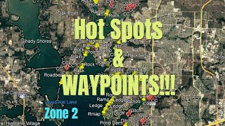 Lake Lewisville Fishing Map TxDOT SH 105 Halff