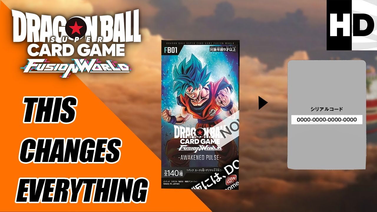 DBS Fusion World | Breaking News | Booster Pack Codes?! - YouTube