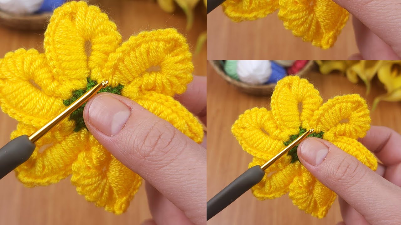 Don't Miss Out on This EASY Crochet Flower Tutorial! - YouTube