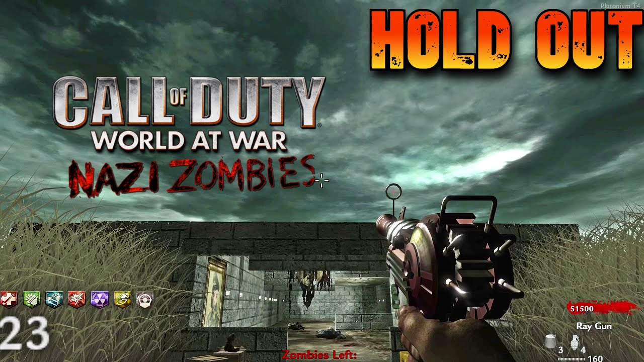 HOLD OUT 10/10 map (WAW ZOMBIES CUSTOM MAP) - YouTube