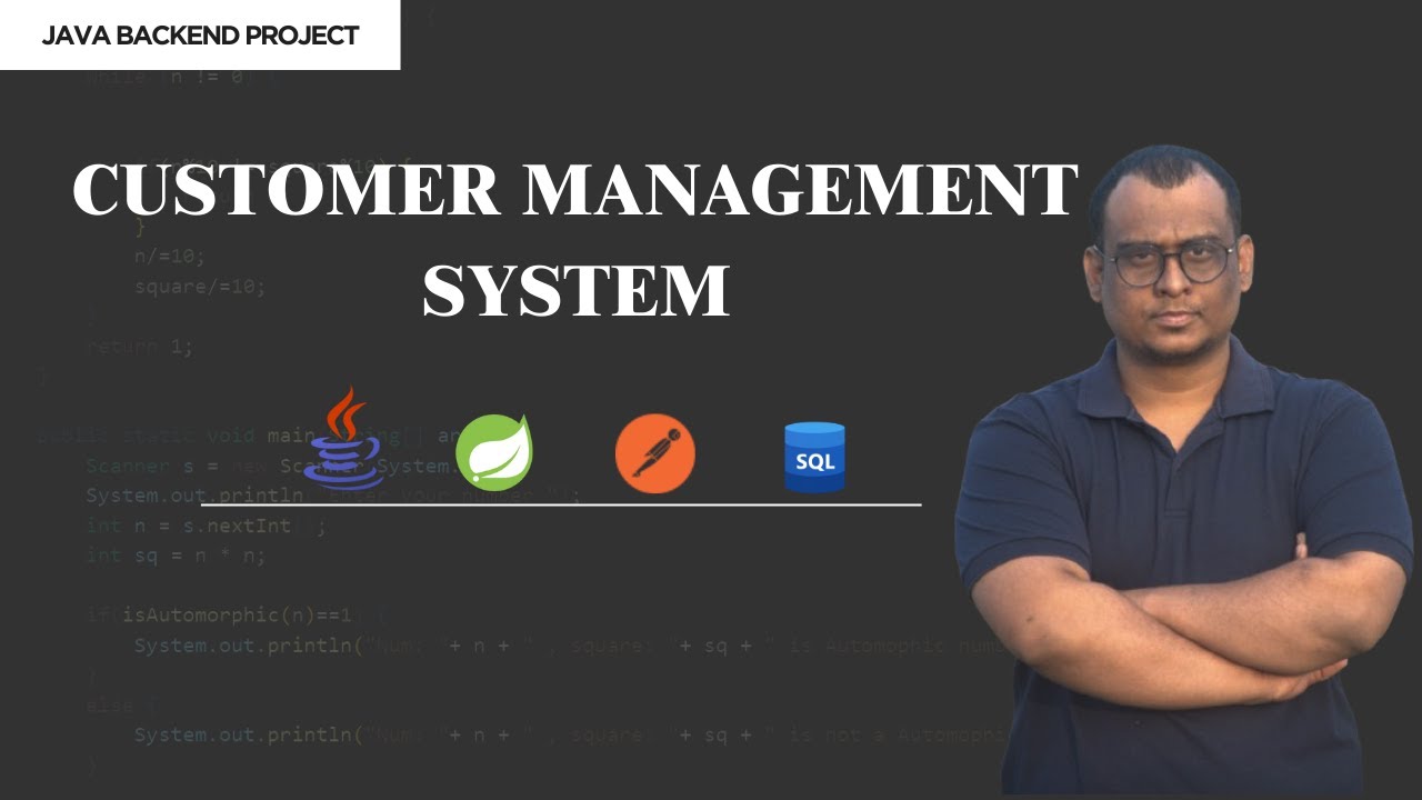 Customer Management System using Spring Boot | Java | MySQL | Spring ...