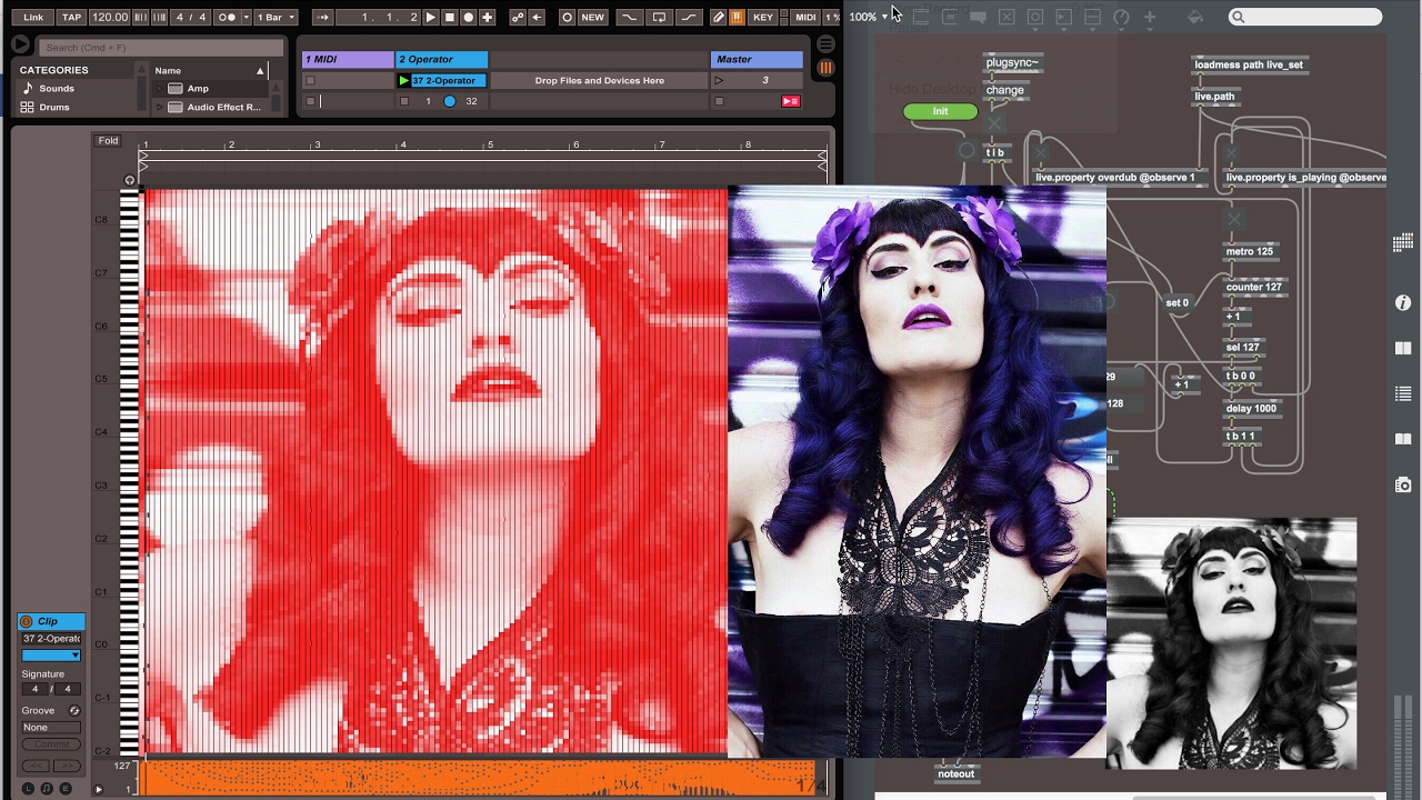 Image to MIDI Clip Timelapse - With Audio - YouTube