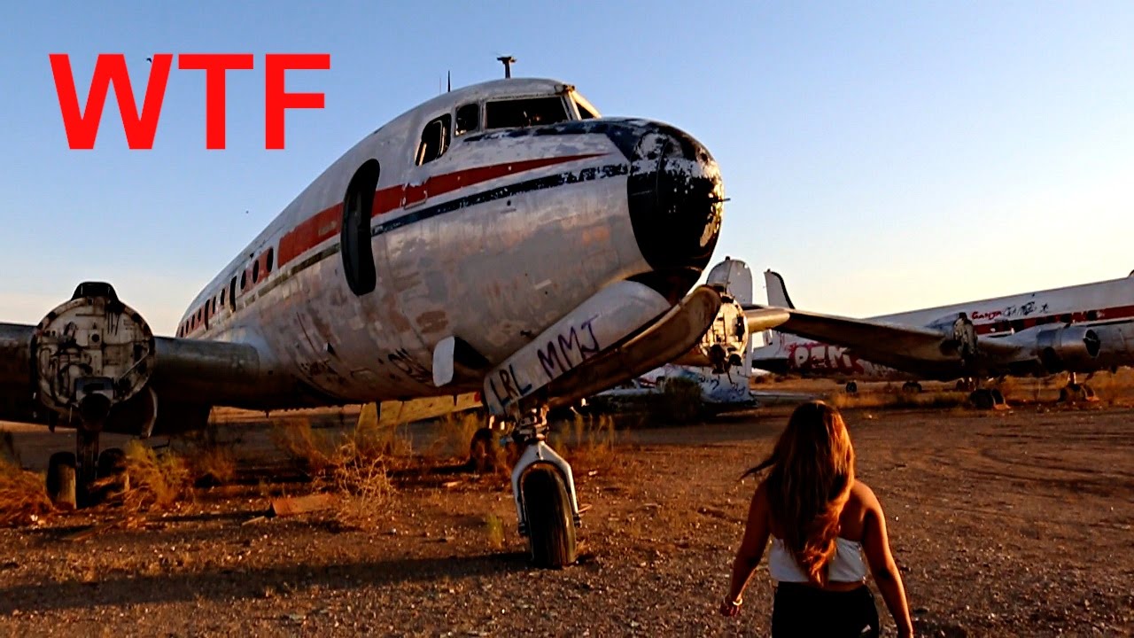 WE FOUND AN ABANDONED AIRPLANE.. - YouTube