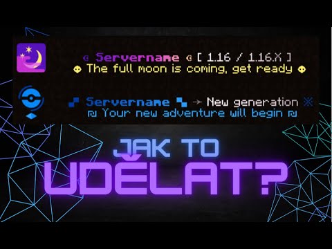 Jak udělat cool motd? Tutoriál CZ/SK - YouTube