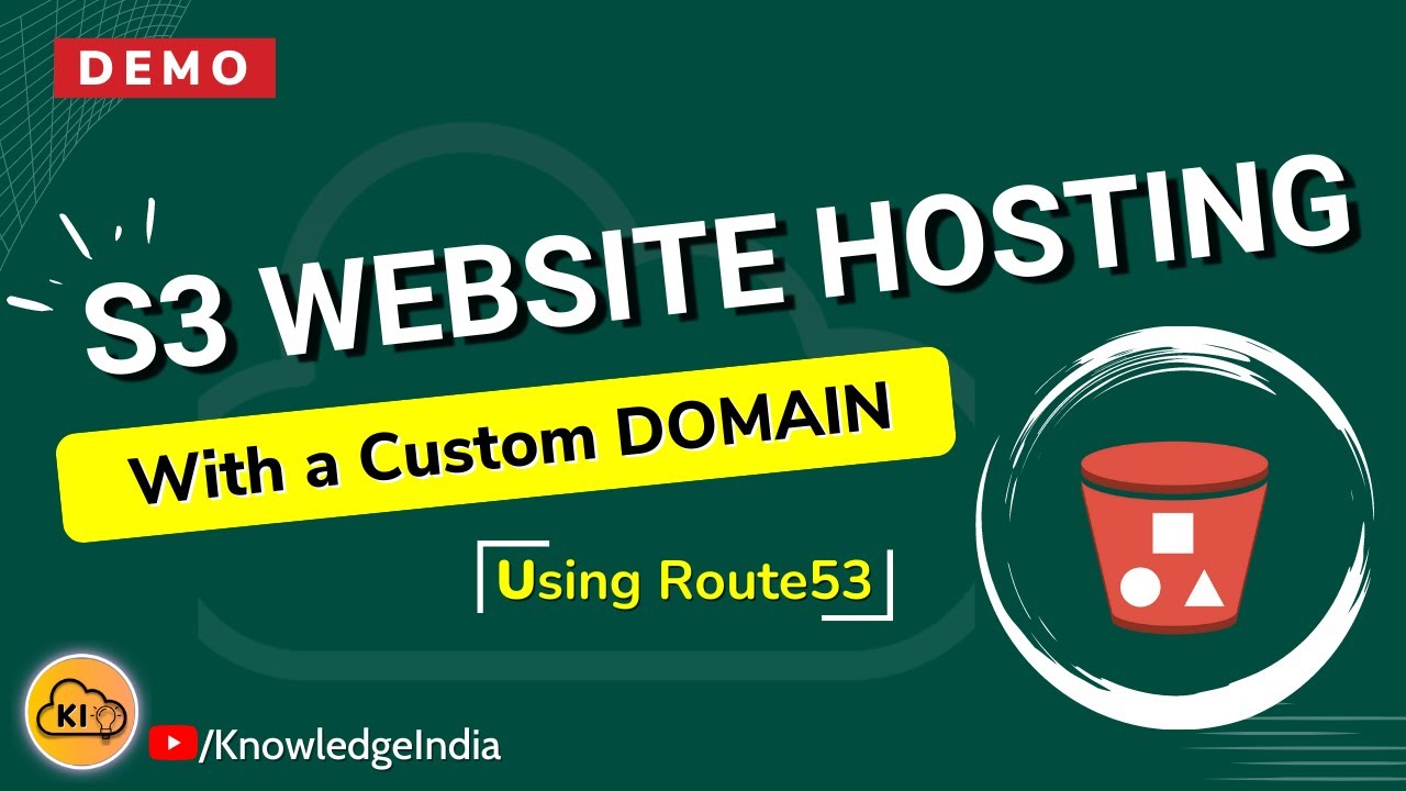 Demo Host A Website On S3 With Your Domain Using Route53 Or External 5644