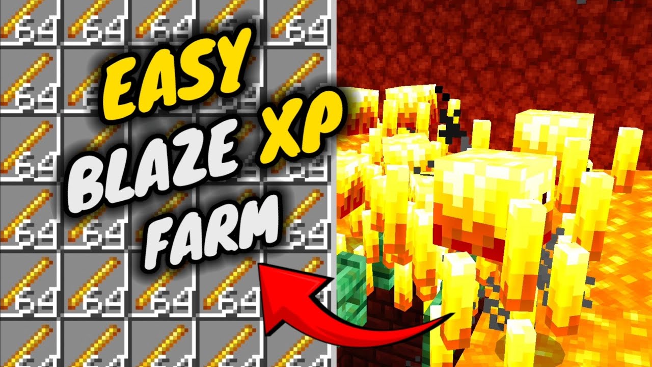 EASY ! Blaze Xp farm for Bedrock/Java/PE 1.21+🔥 - (2026) - YouTube