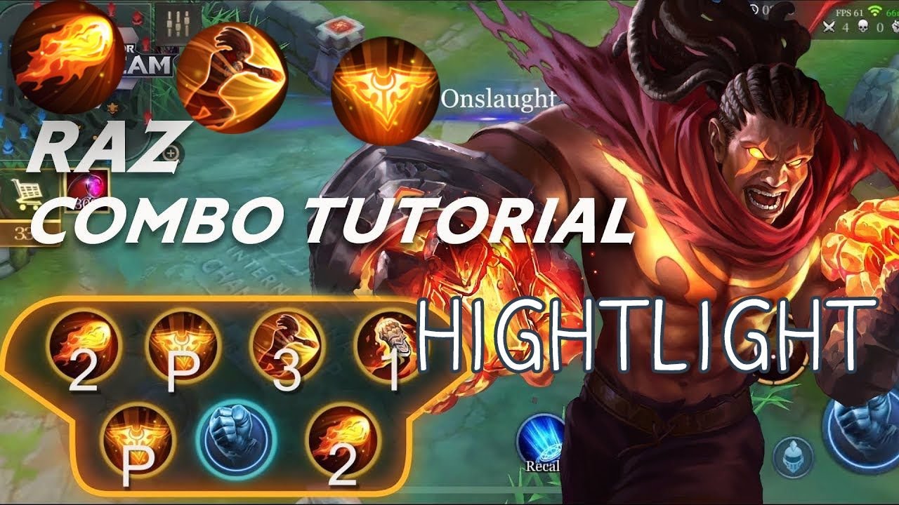 RAZ PRO COMBO - RAZ 1vs9 IN RANK - BEST RAZ - HIGHLIGHT | AoV | 傳說對決 ...