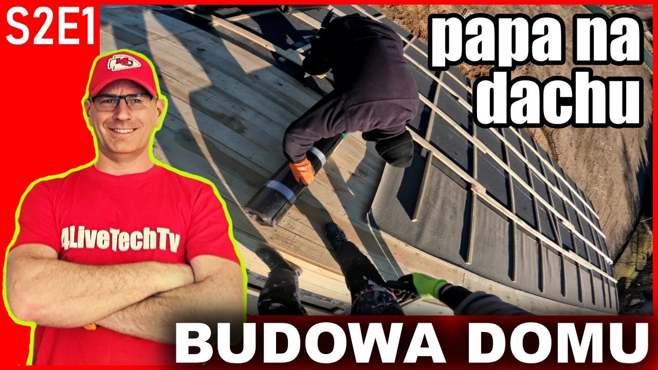 S2E1. Papa na deskowaniu. Papowanie na deskowaniu .Papa na dach ...