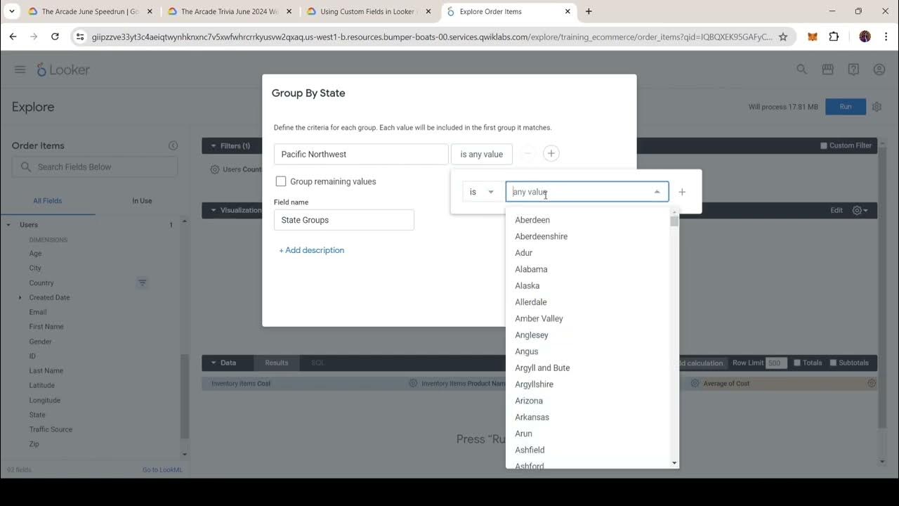 Using Custom Fields in Looker Explores | #GSP983 | #qwiklabs | #Arcade2024 - YouTube