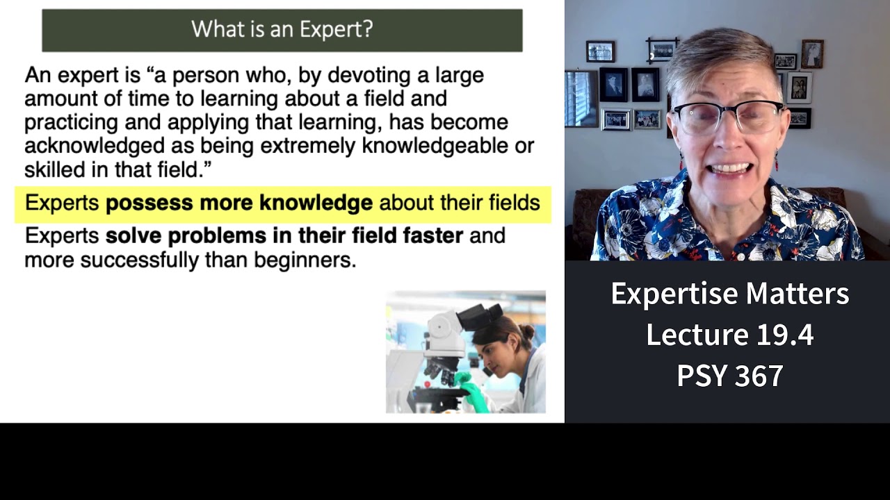 367 Lecture 19.4 Expert Problem Solvers - YouTube