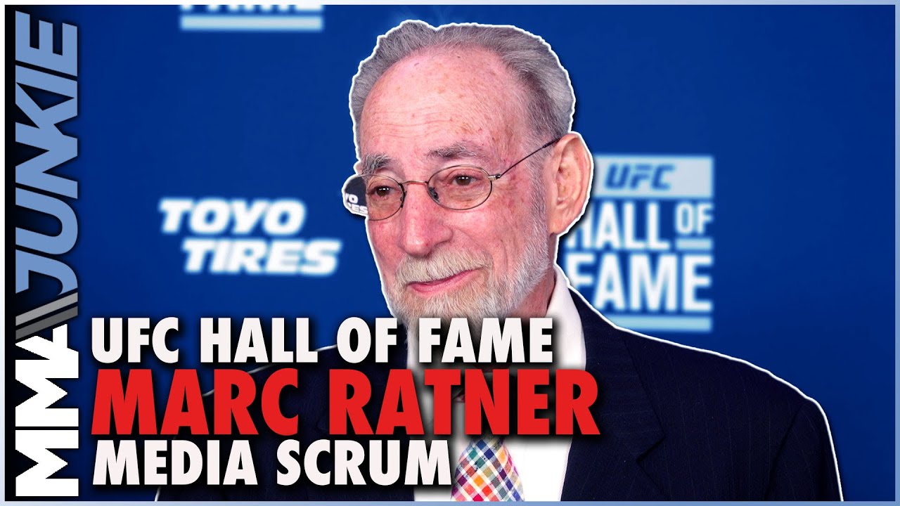 Marc Ratner awe struck by UFC Hall of Fame induction - YouTube
