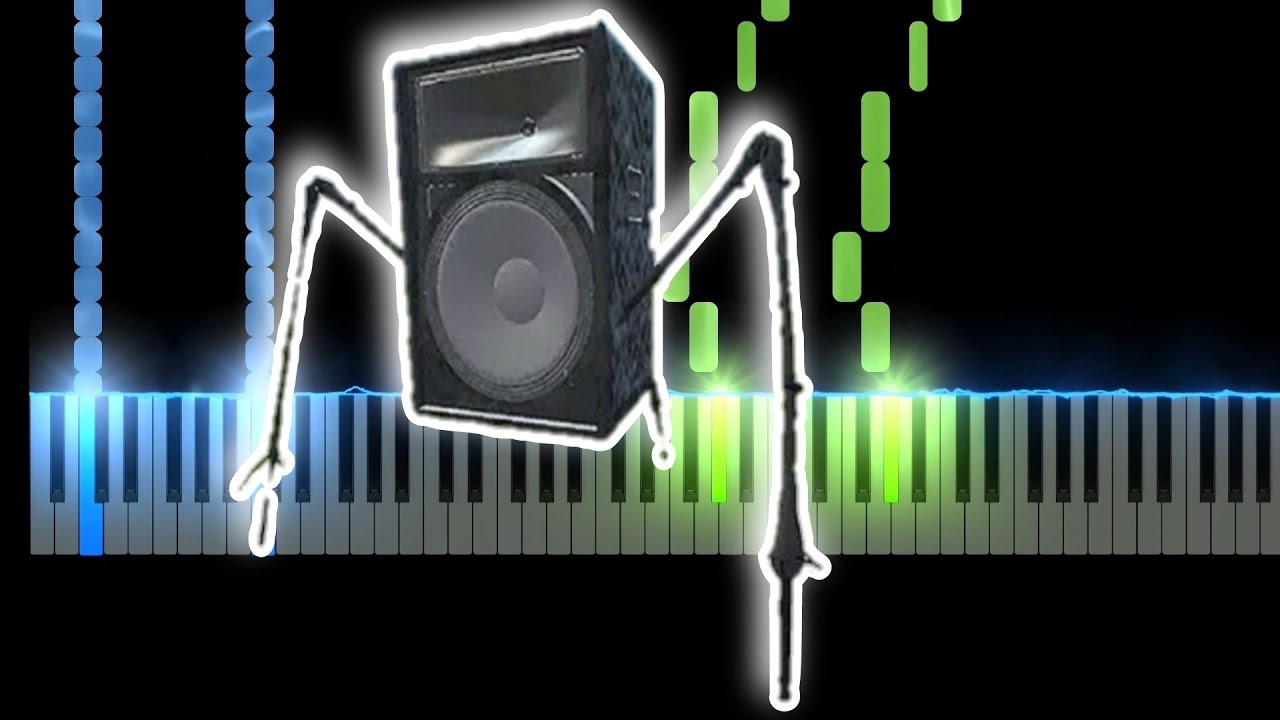 Spider Speakerman Theme Song - Skibidi Toilet (Piano Tutorial) - YouTube