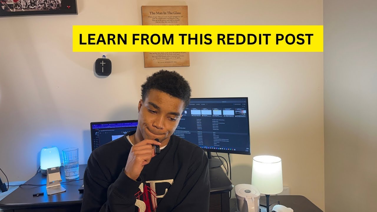 Learn from this reddit user - YouTube