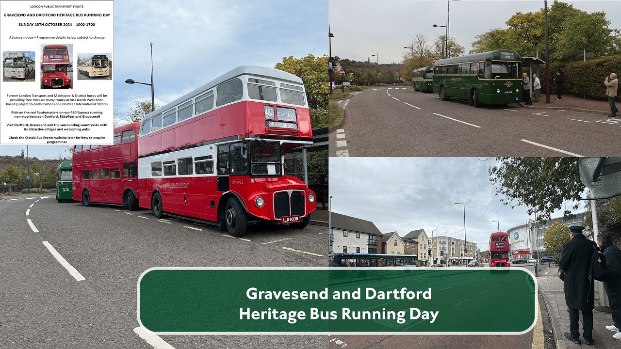 Gravsend and Dartford Heritage Bus Running Day 2024 - YouTube