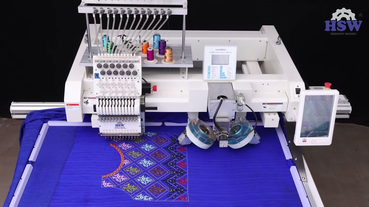 HSW Rhinestone Machine (English) - YouTube