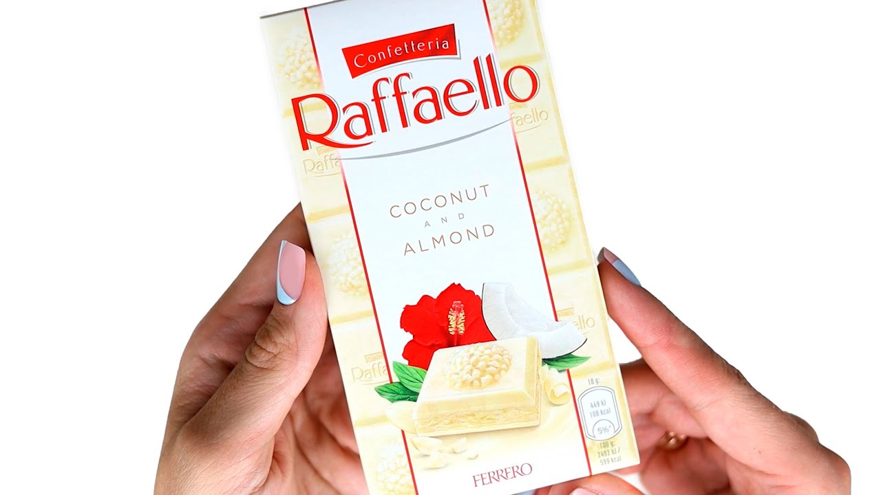 RAFFAELLO CHOCOLATE BAR - YouTube