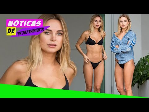 Bikini-clad Kimberley Garner displays her taut abs HOT TODAY