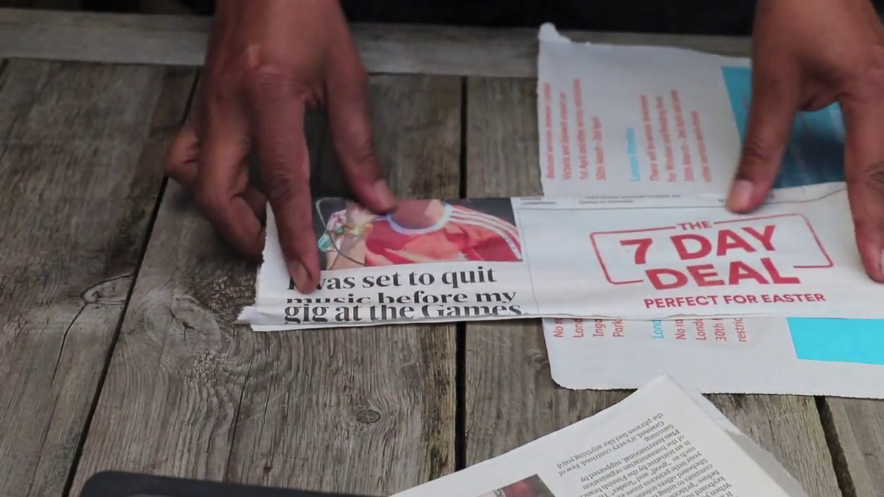 How To Make Paper pots Using Newspaper - YouTube