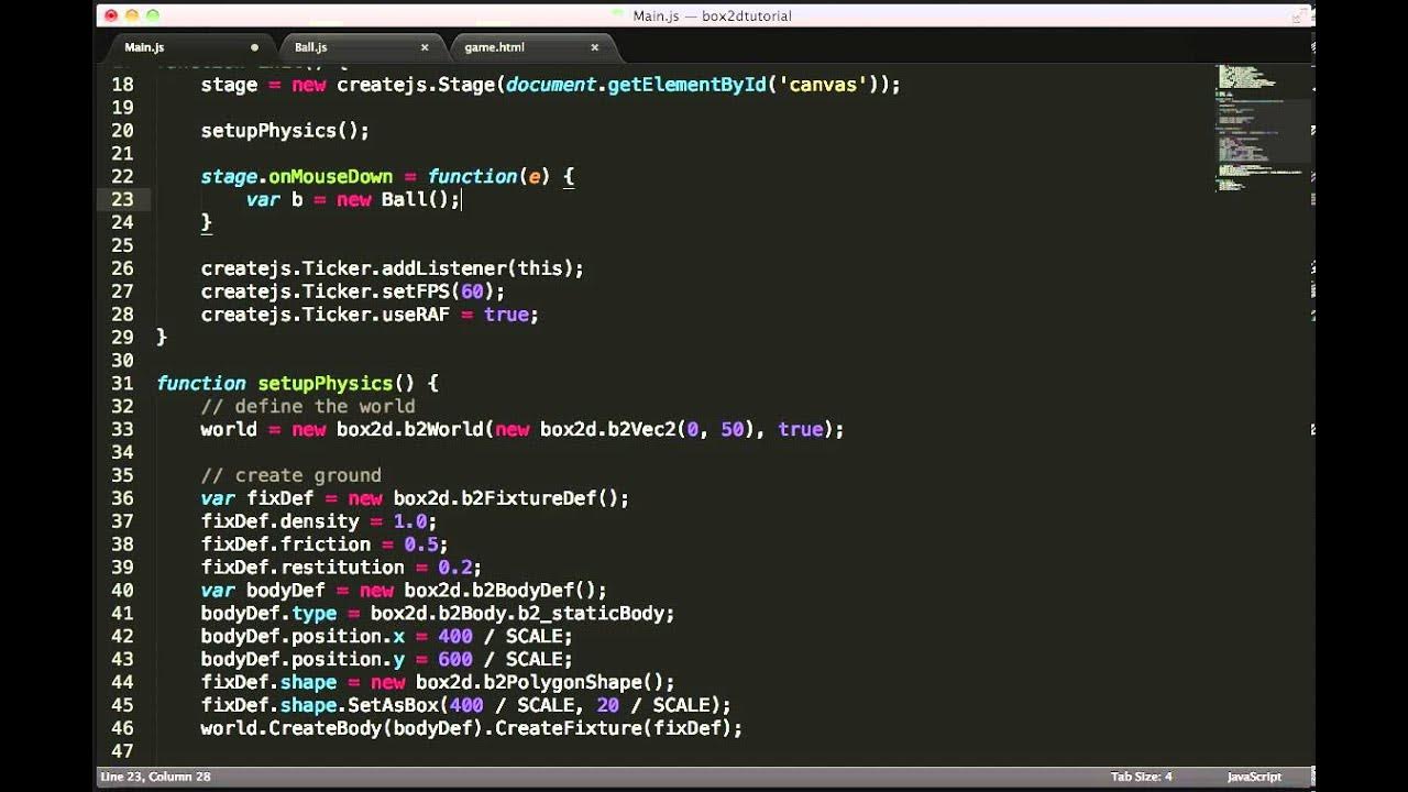 JavaScript Physics with Box2D - Part 2 - YouTube