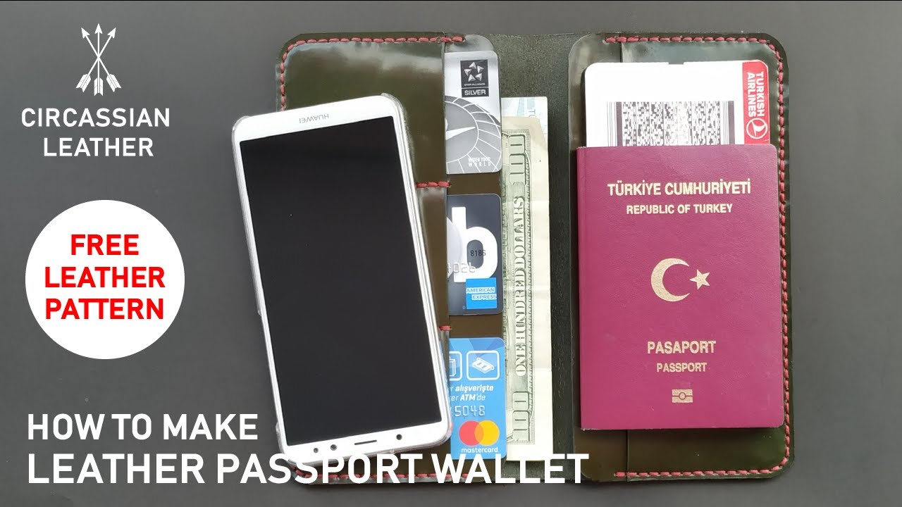 FREE PASSPORT LONG WALLET PATTERN PDF FILE - DOWNLOAD - YouTube