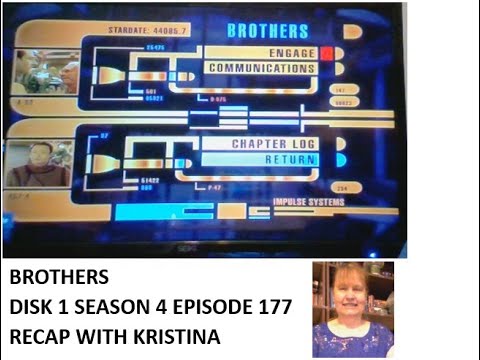 BROTHERS DISK 1 S4 EP177 STAR TREK NEXT GENERATION # ...