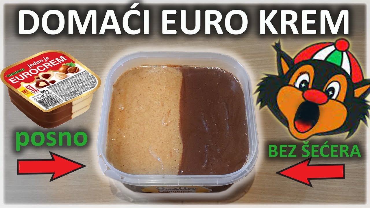 NAPRAVIO SAM DOMAĆI EURO KREM PO PRVI PUT - YouTube