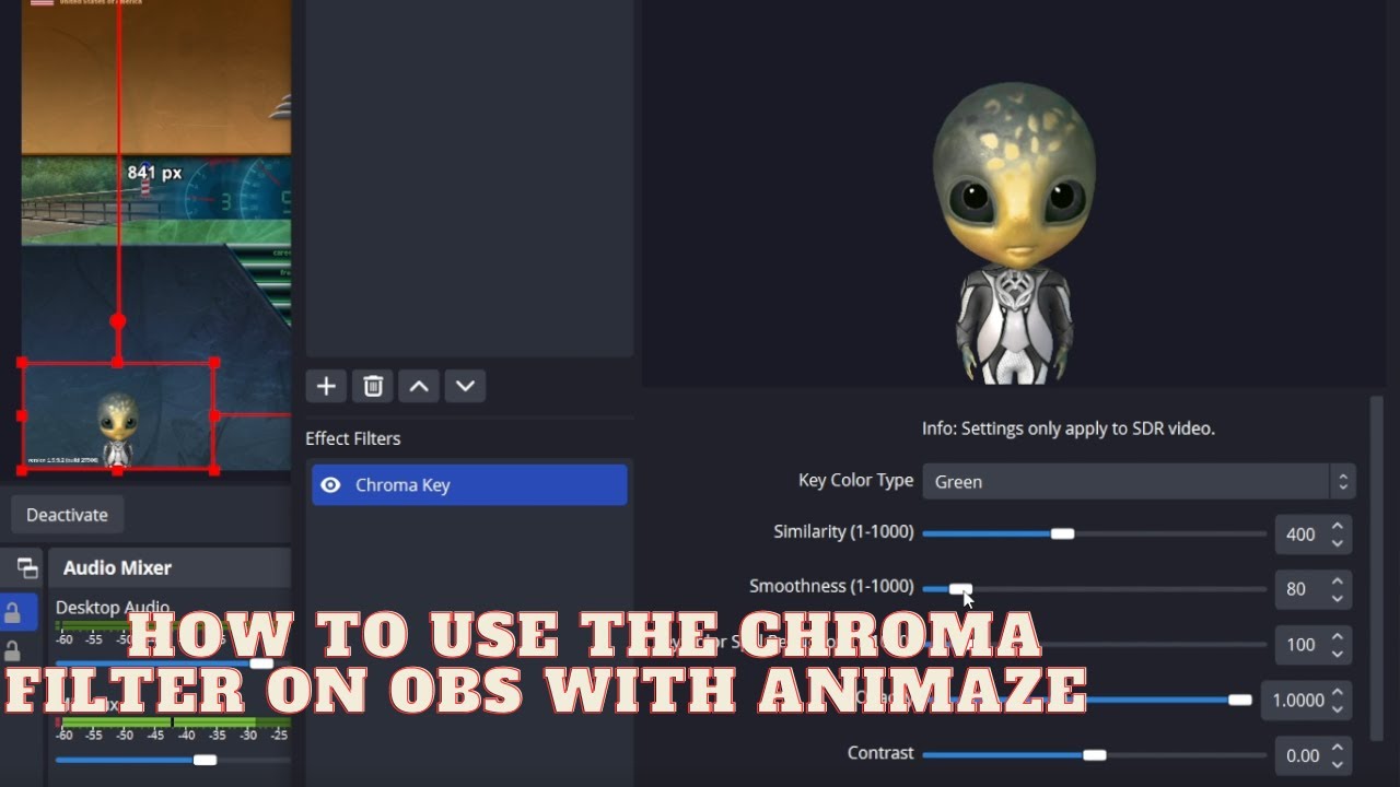 How to Use The Chroma Background Remover with OBS Studio Chroma ...