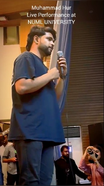Musical evening at NUML UNIVERSITY. Perform by Muhammad Hur. #song # ...