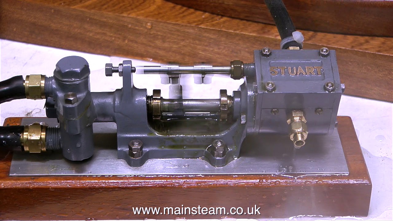 STEAM TEST OF A STUART MODELS BOILER FEED PUMP - IN THE WORKSHOP - YouTube