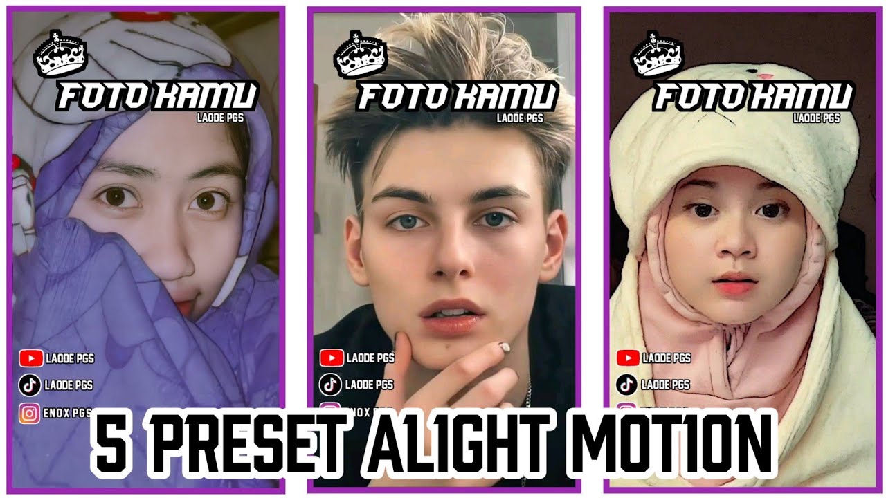 5 PRESET ALIGHT MOTION BASE ||| LAODE PGS - YouTube