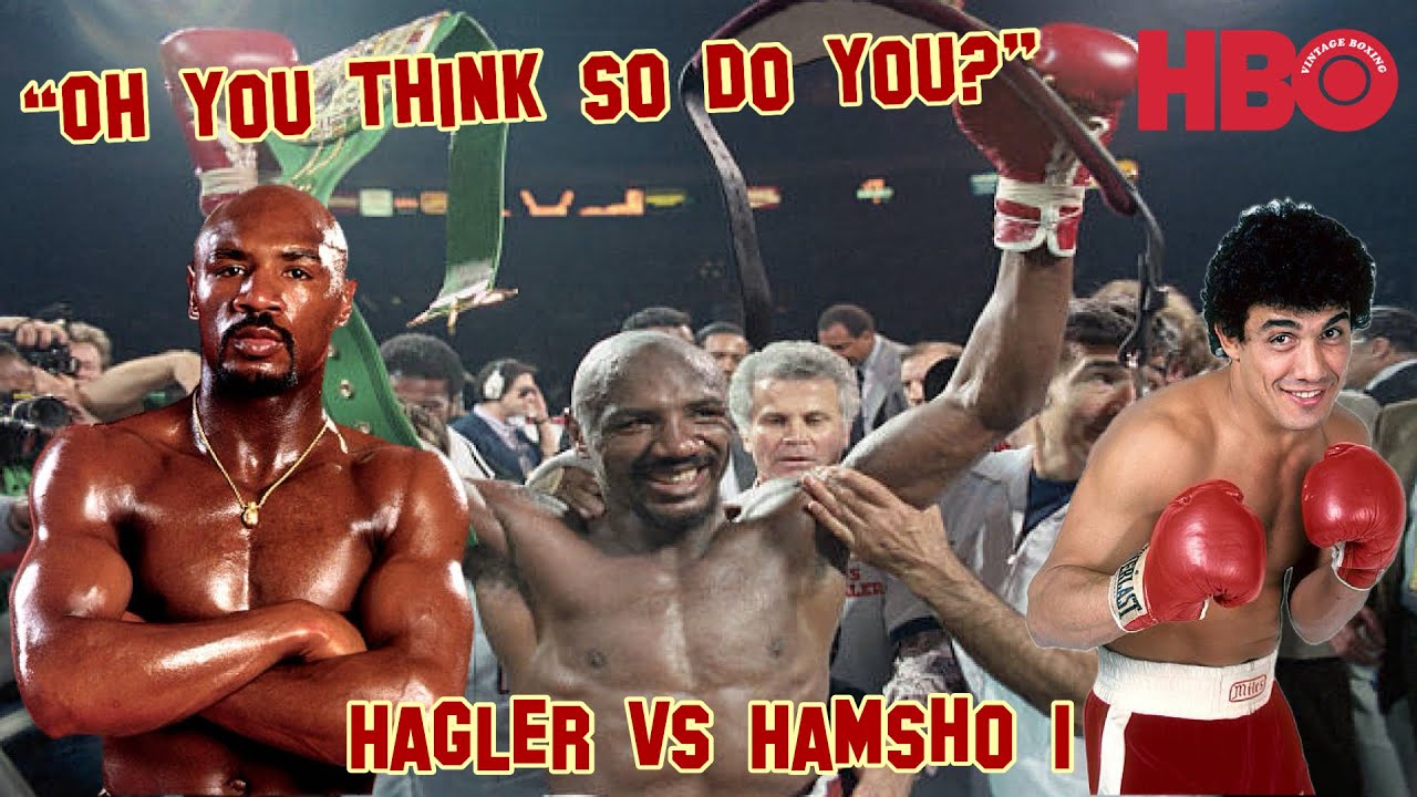 Marvelous Marvin Hagler vs Mustafa Hamsho 1 HBO 1080p 60fps - YouTube
