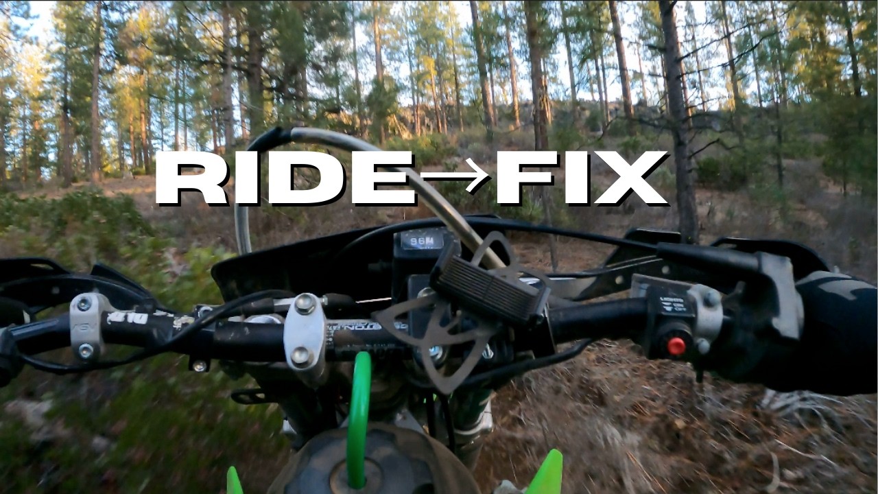 KDX Throttle Stuck Open | Ride Goes Wrong + Fix - YouTube