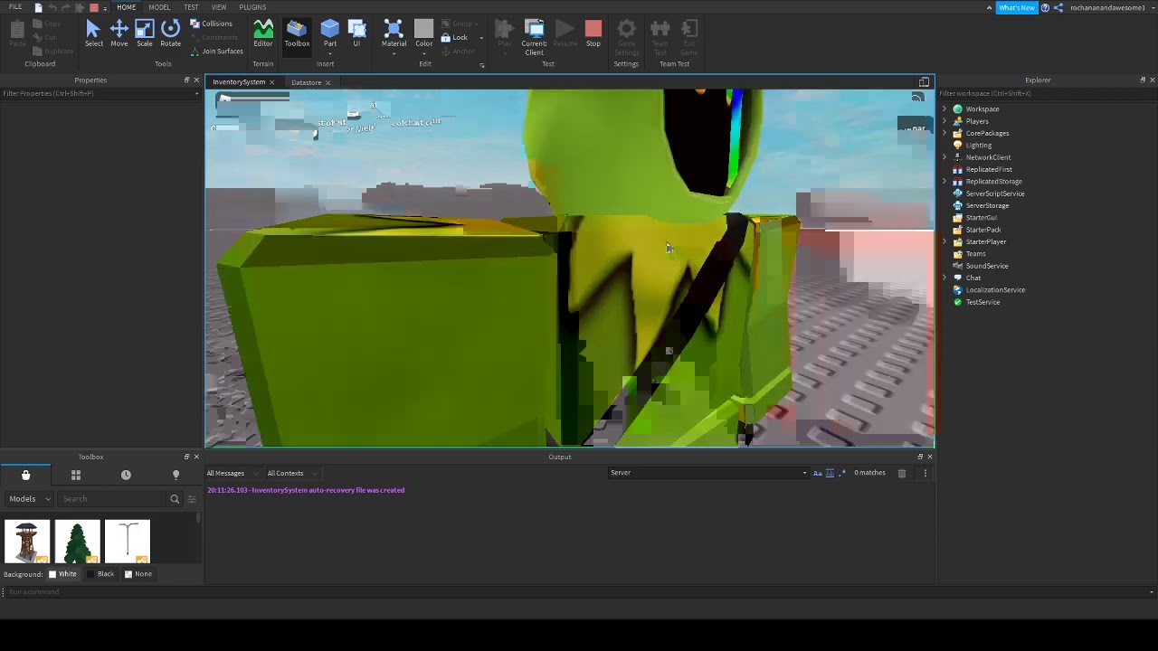 Inventory System / Data saving Inventory Roblox Scripting Tutorial ...