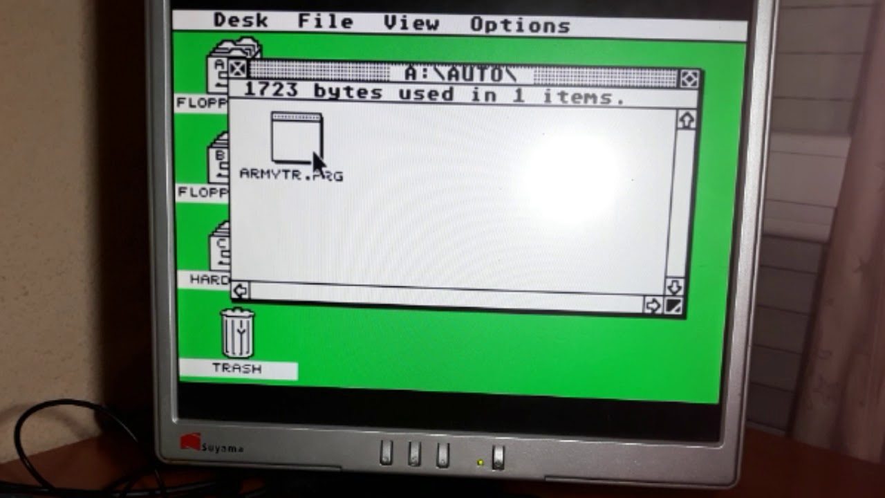 ATARI ST - | Escritorio grafico GEM-TOS | - 1986. Atari Corp. Digital ...