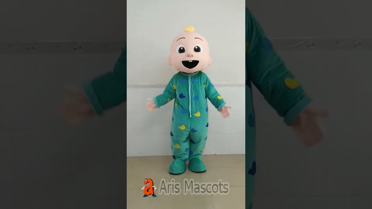 Cocomelon Baby Mascot Costume Adult Size Full Body Plush Suit Carnival ...