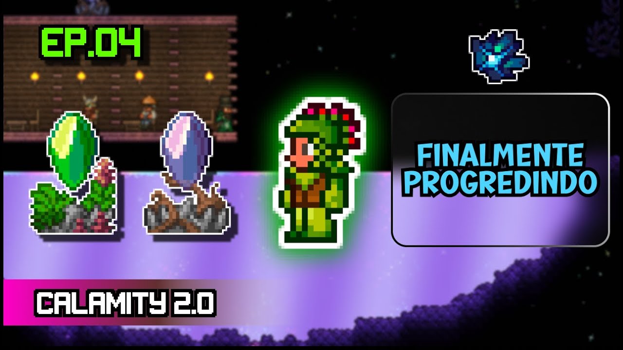 PRIMEIRA ARMADURA, PYLONS E ENCONTRANDO O SHIMMER! - Calamity 2.0 Mage ...