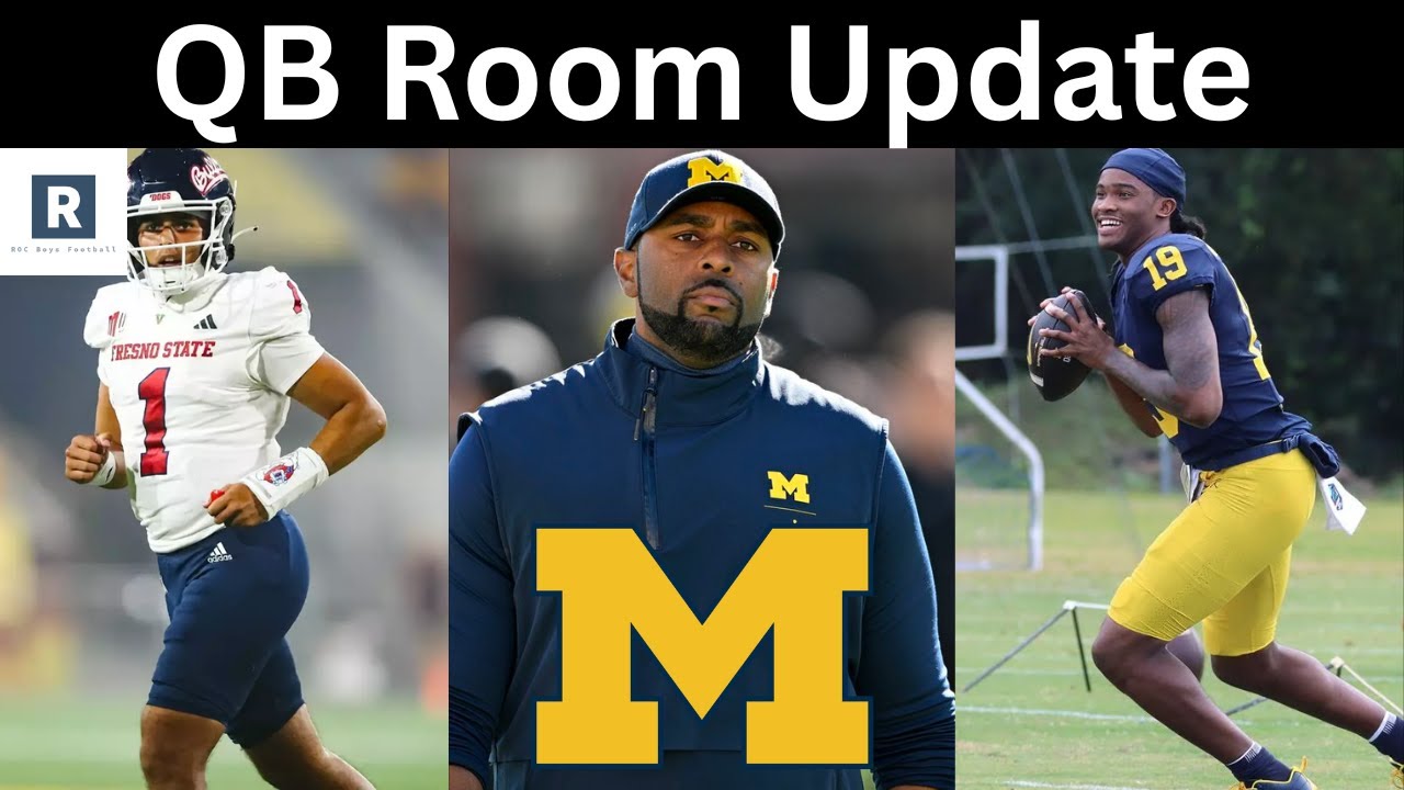 Michigan Football QB Room Update | Bryce Underwood ELEVATING The ...