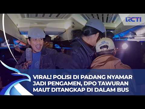 Bak Adegan Film! Polisi Nyamar Pengamen, DPO Tawuran Maut Dibekuk di Bus
